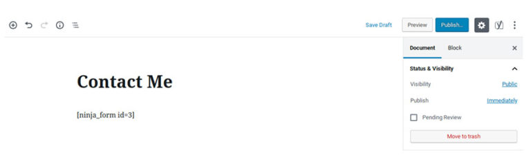 How to Add a Contact Form to Your WordPress Website or Blog - Make A ...