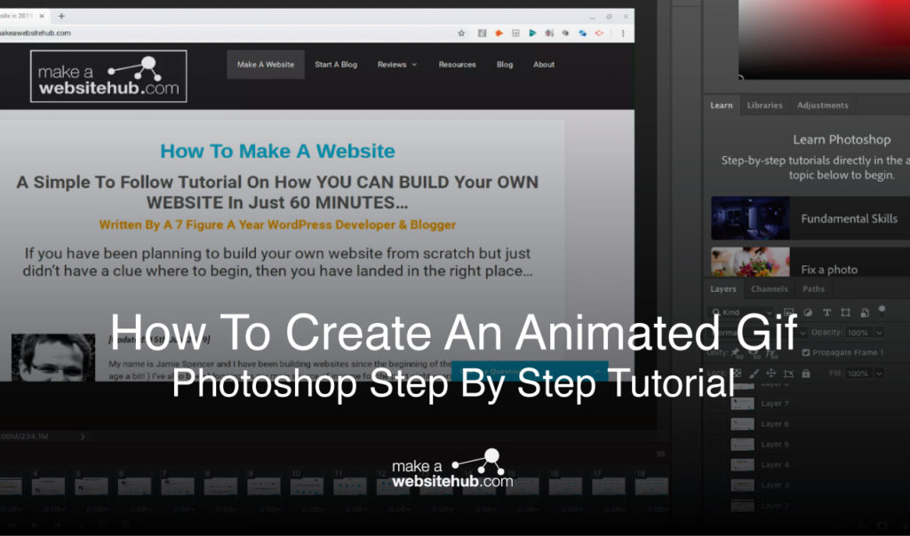 How To Create An Animated GIF With Photoshop - Step By Step Tutorial ...