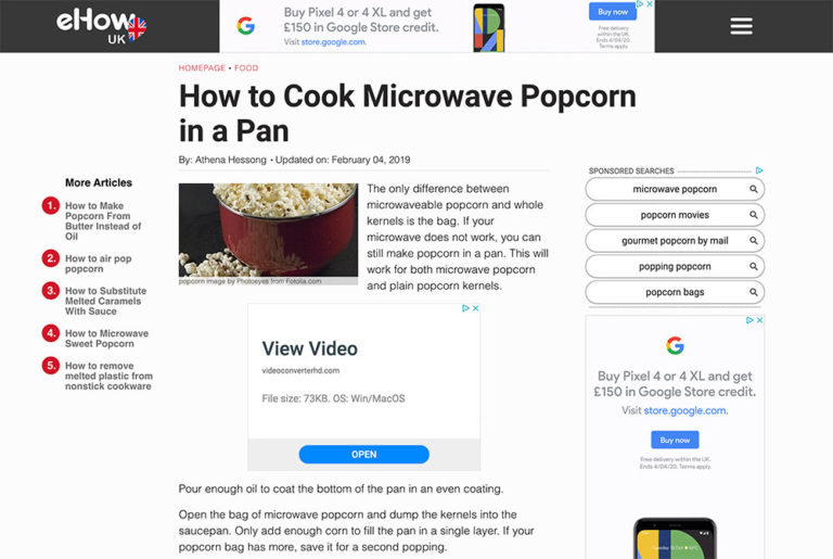 Websites With Ads - Websites That Effectively Use Ads To Monetize Their ...