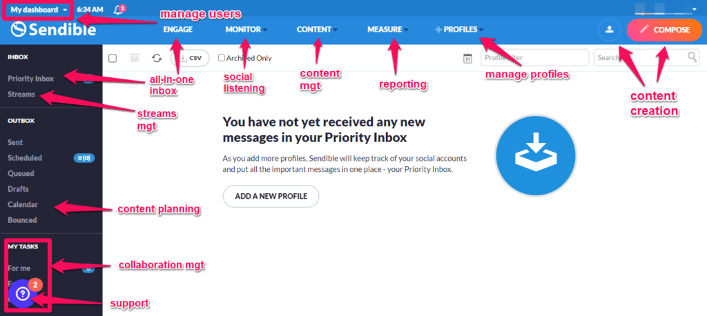 Sendible Social Media Management Software Review - 2021 - Just How Good Is Sendible? - Make A ...