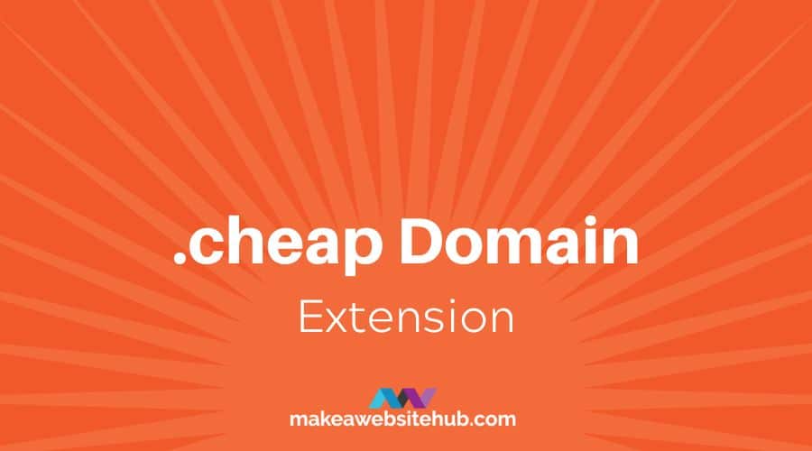 What Is A .cheap Domain Name Extension - Make A Website Hub
